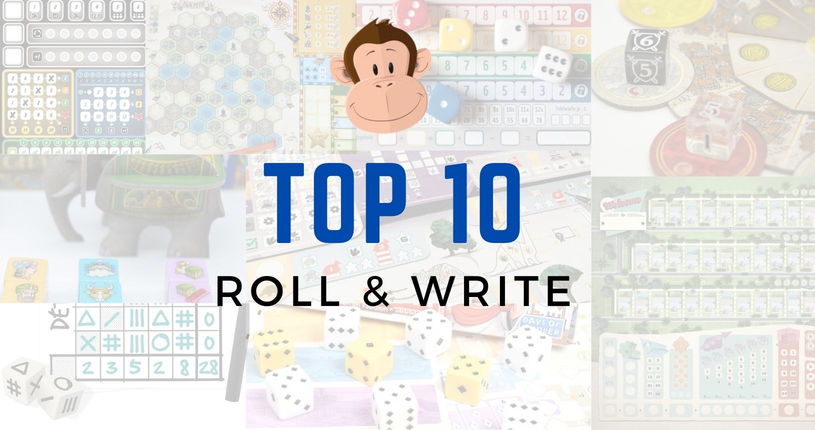 Le Top 10 des Jeux de "Roll & Write" chez Sajou à Jette